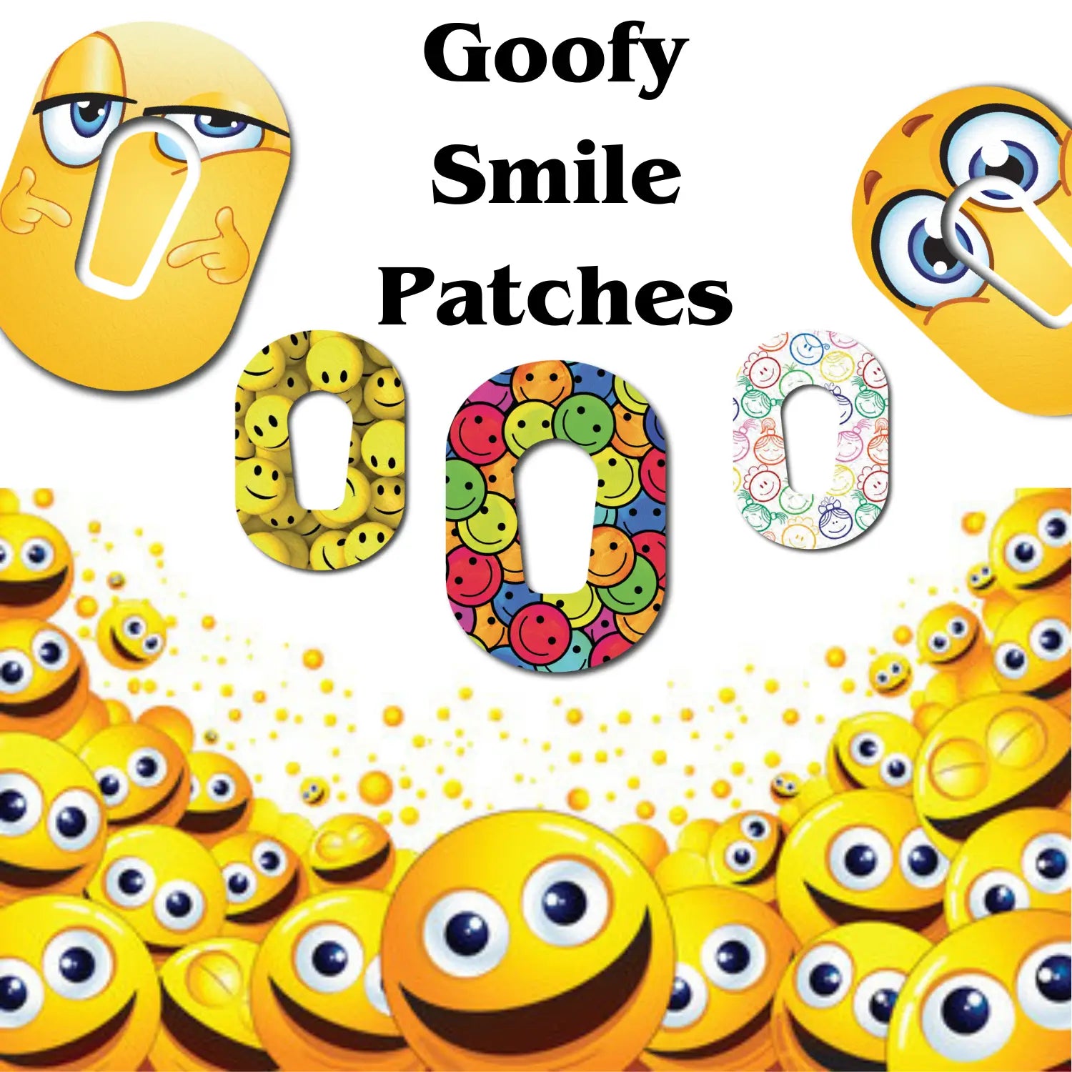 Goofy Smile Patches
