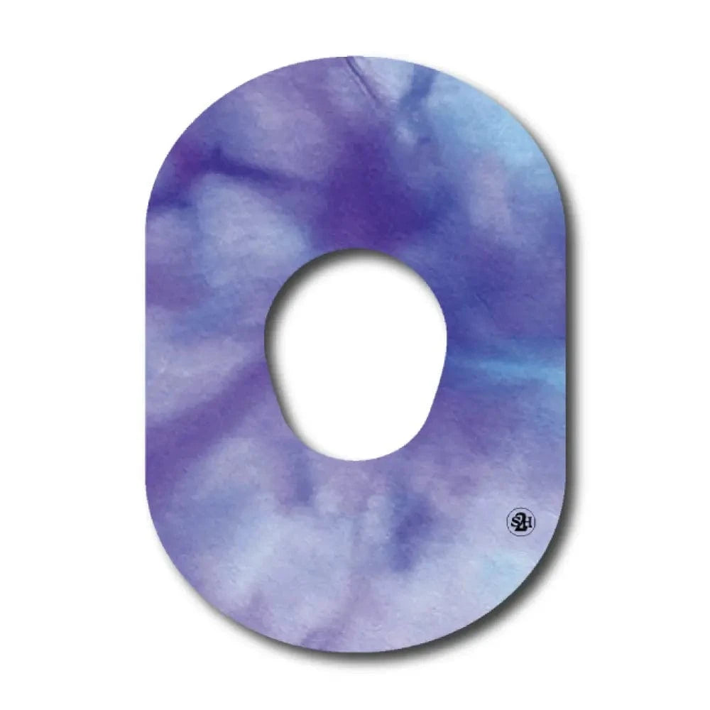 Purple Tie-dye Pattern - Dexcom G7 and Stelo